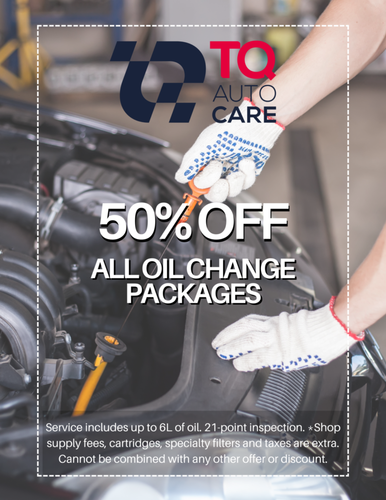 Auto Repair Services Coupon & Promotions - TQ Auto Care